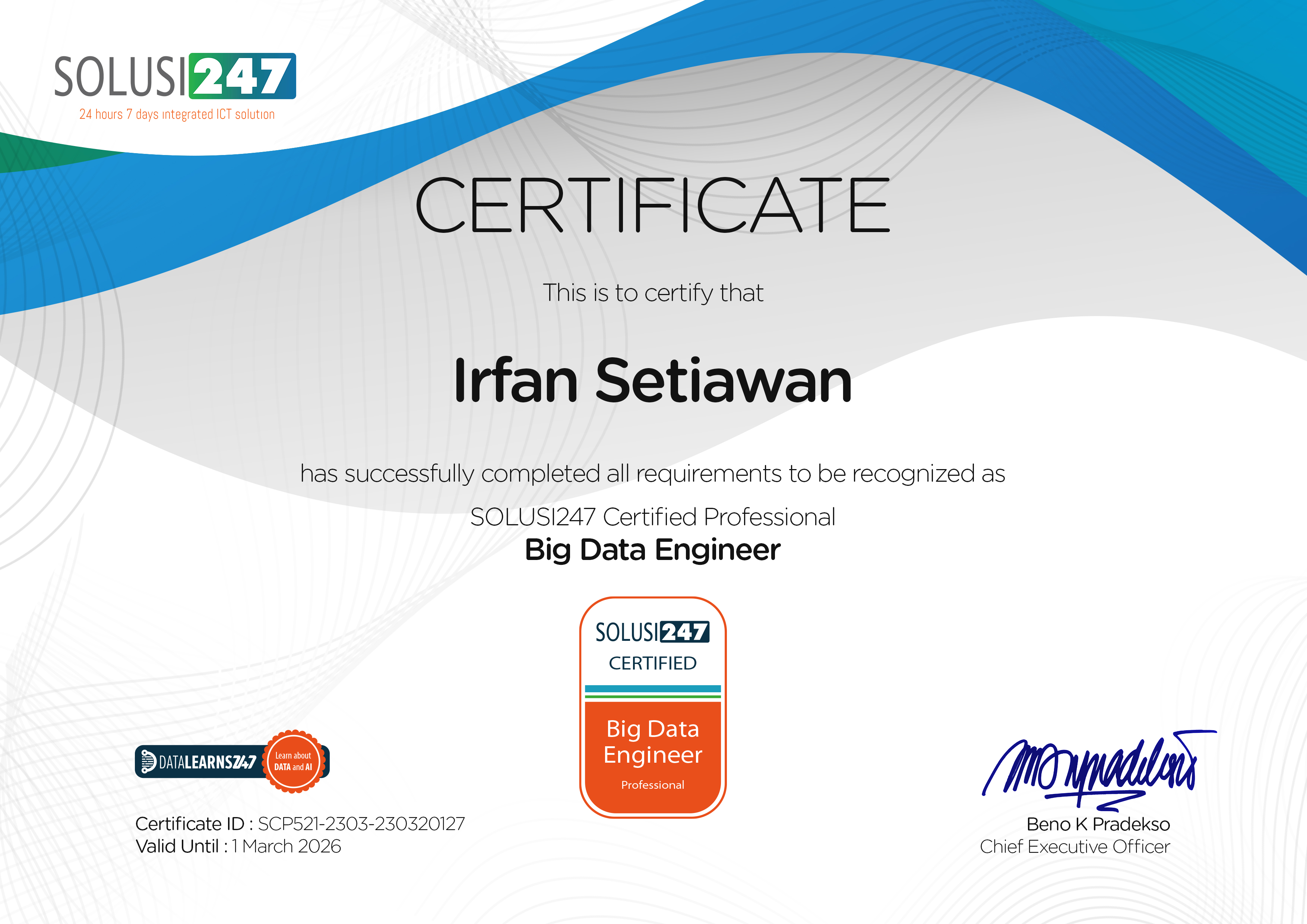 SCP521-2303-230320127 | datalearns247